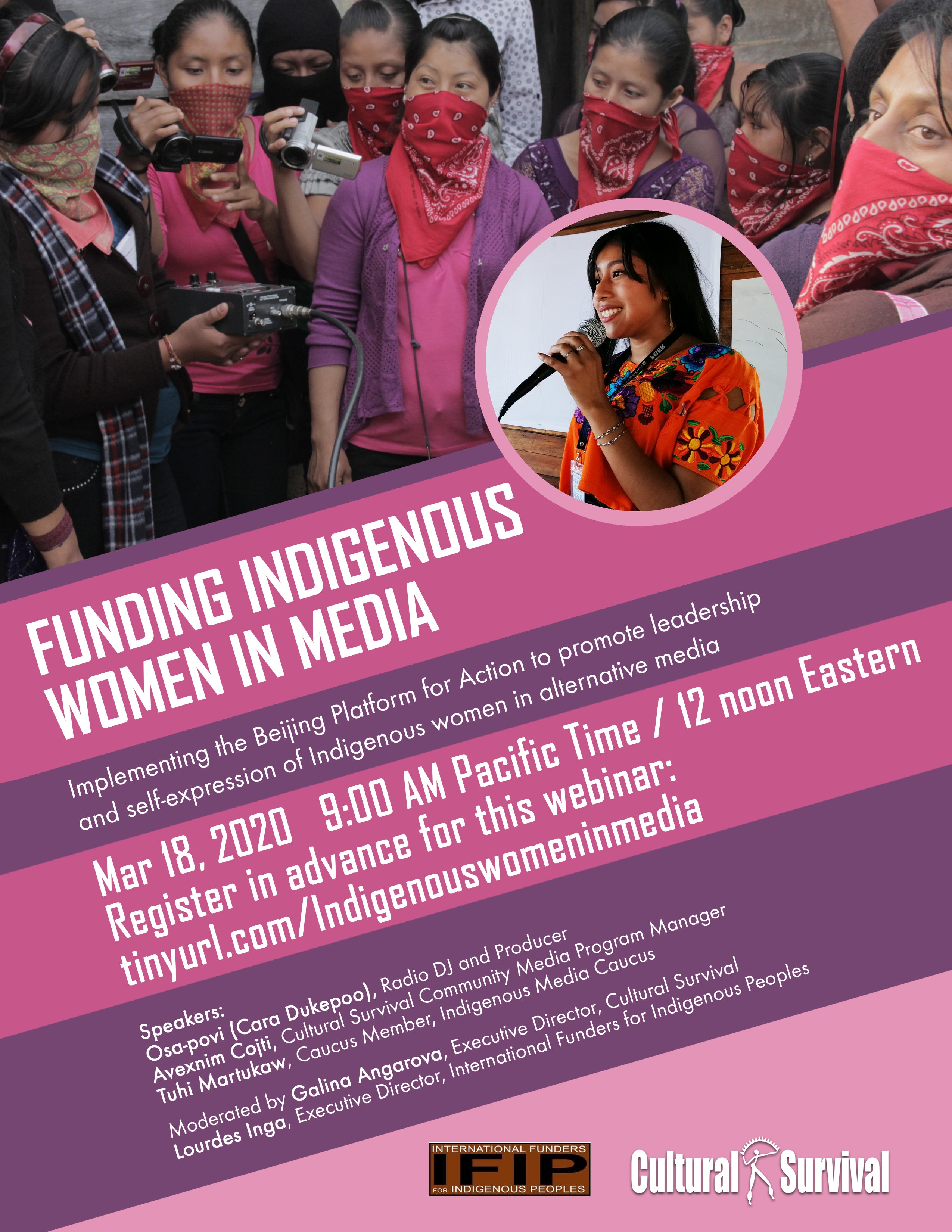 Funding Indigenous Women in Media | Cultural Survival