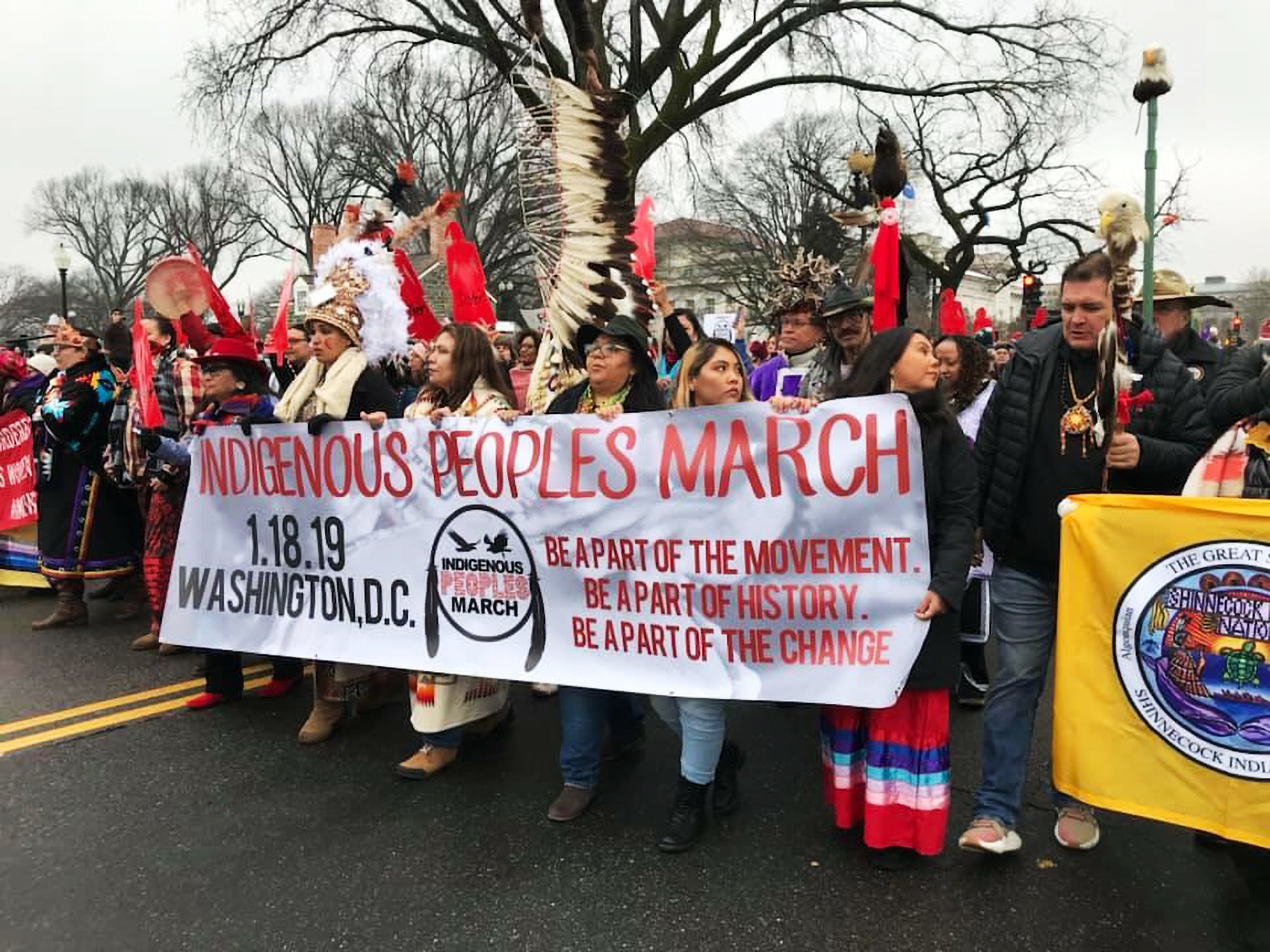 Protesta Del Movimiento Indígena Americano