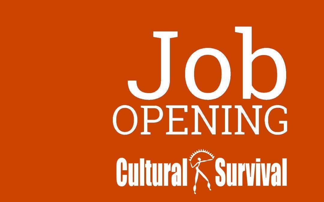 Job Opening: Keepers of the Earth Fund (KOEF) Program Assistant ...