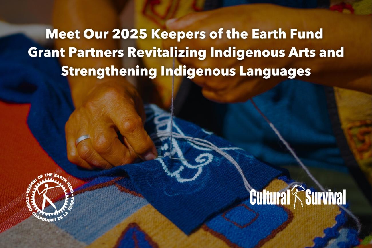 Meet Our 2025 Keepers of the Earth Fund Grant Partners Revitalizing Arts and Strengthening ...