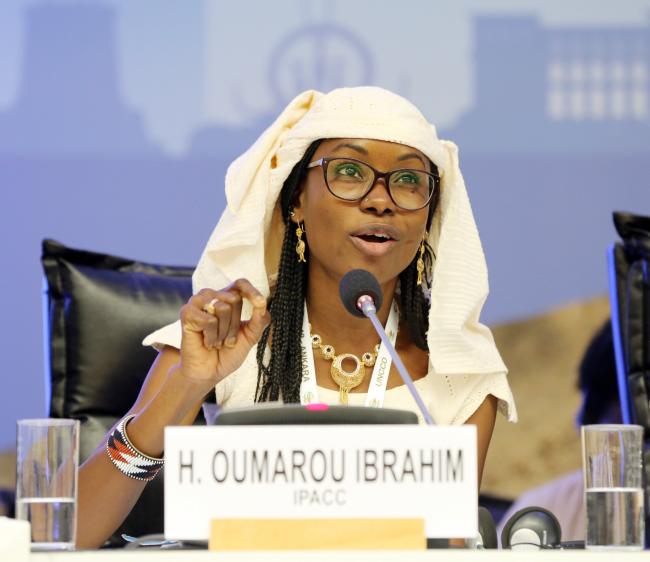 Hindou Oumarou Ibrahim and Lene Kielsen Holm talk Paris COP21 ...